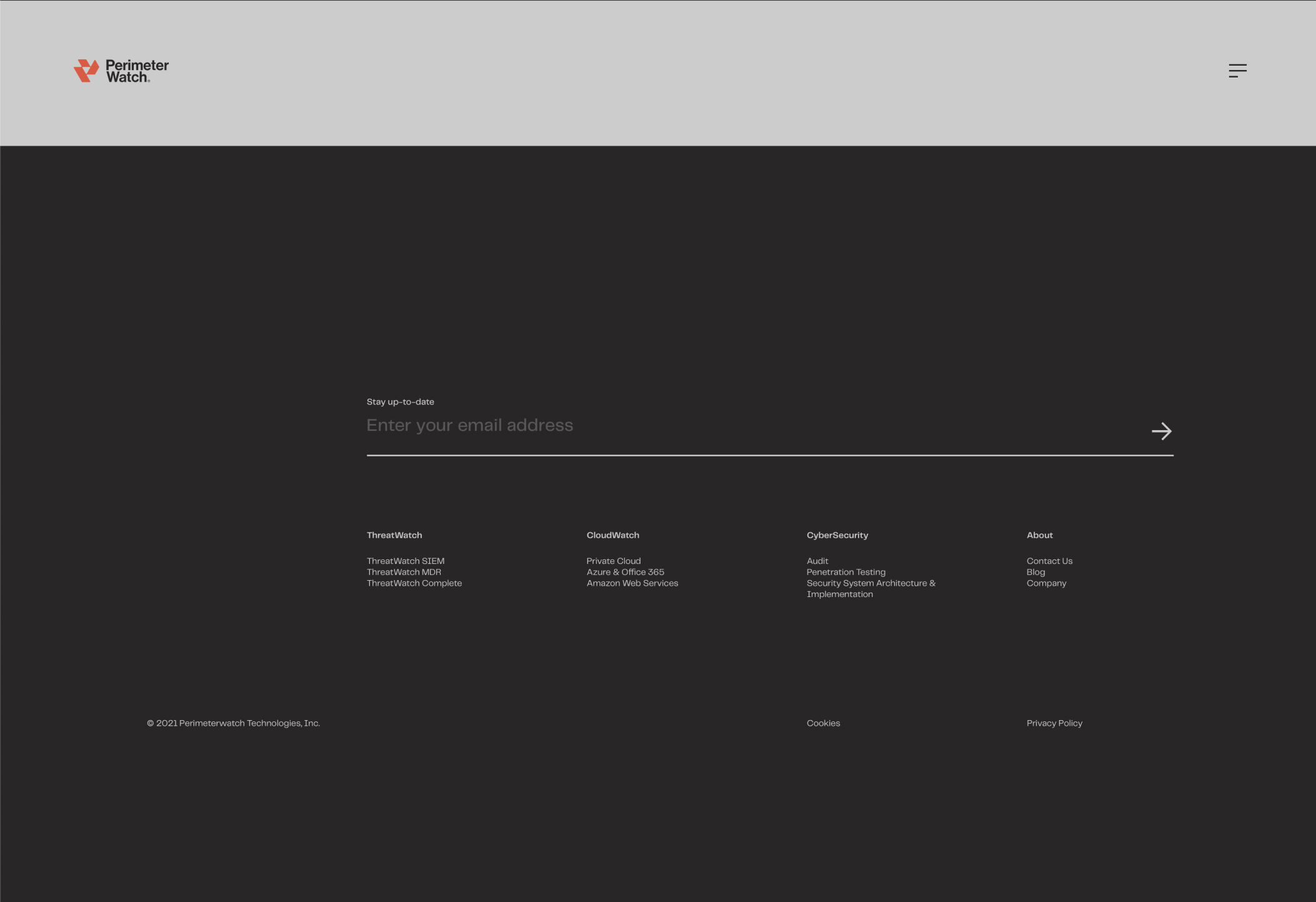Footer | Perimeter Watch