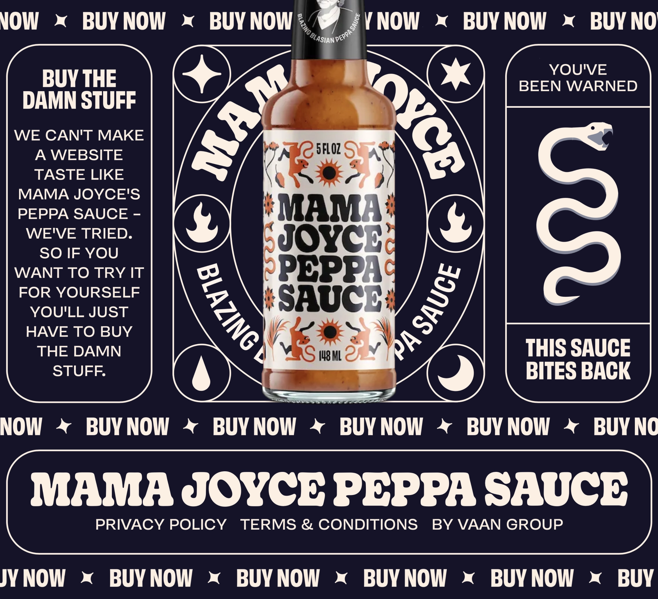 Footer | Mama Joyce Peppa Sauce