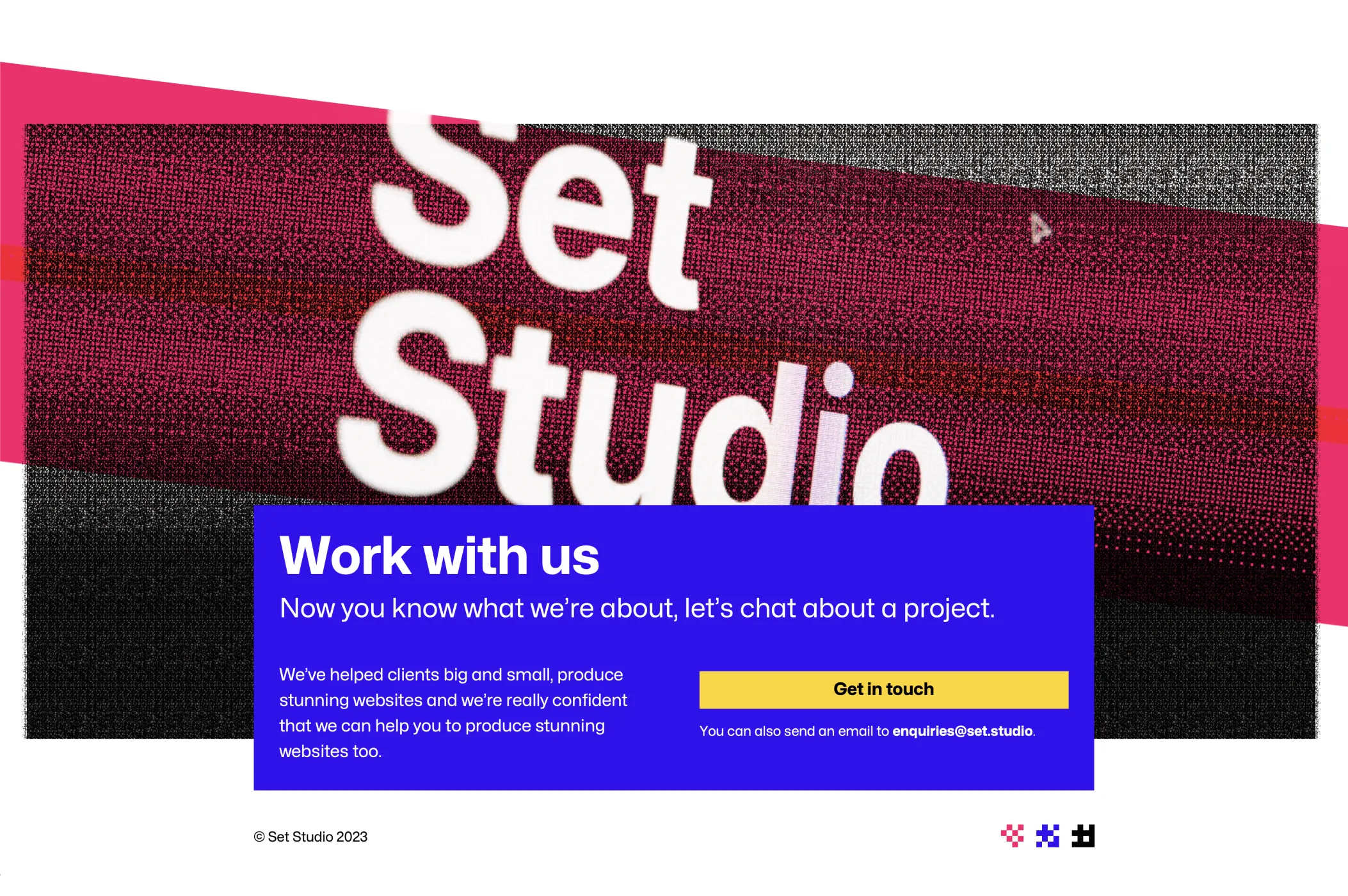 Footer | Set Studio