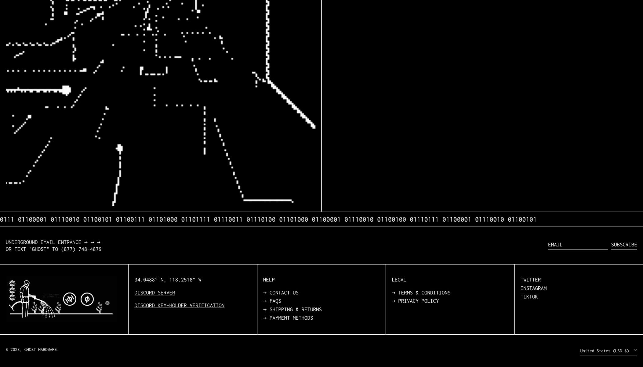 Footer | Ghost Hardware