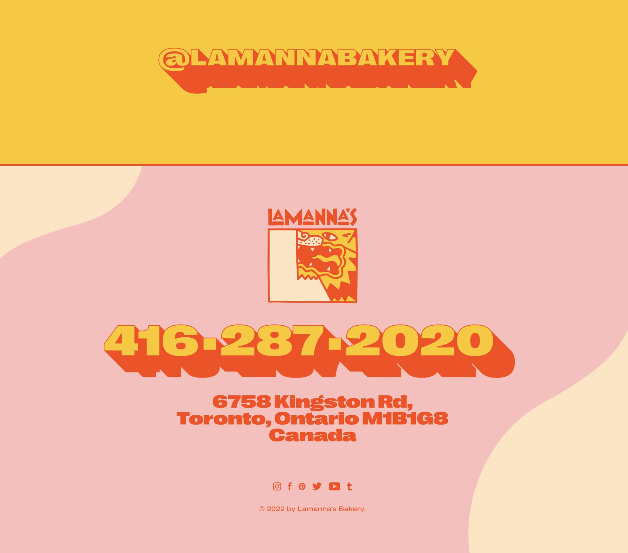 Footer | Lamanna's Bakery