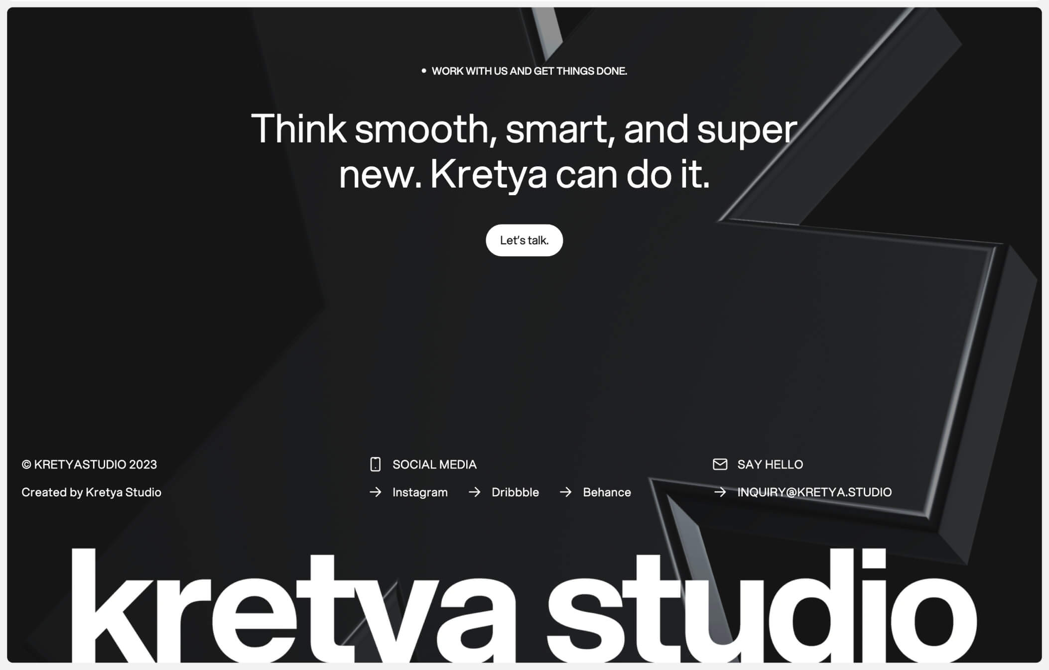 Footer | Kretya Studio