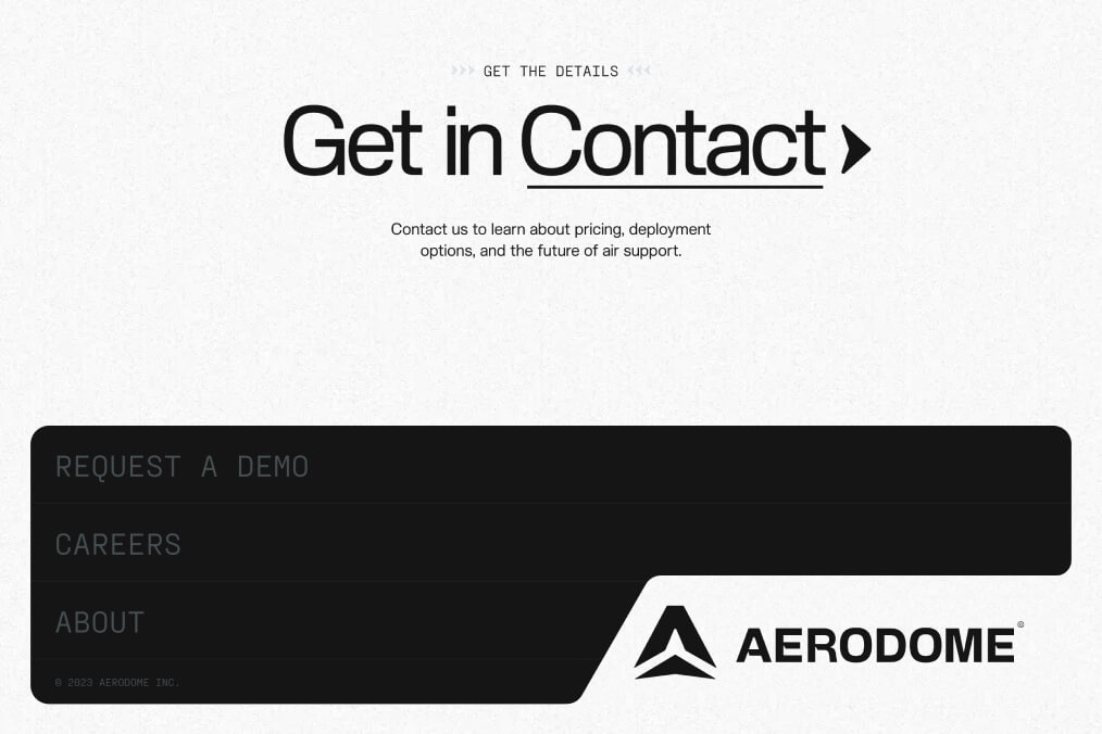 Footer | Dark Footers — The only footer gallery on earth.