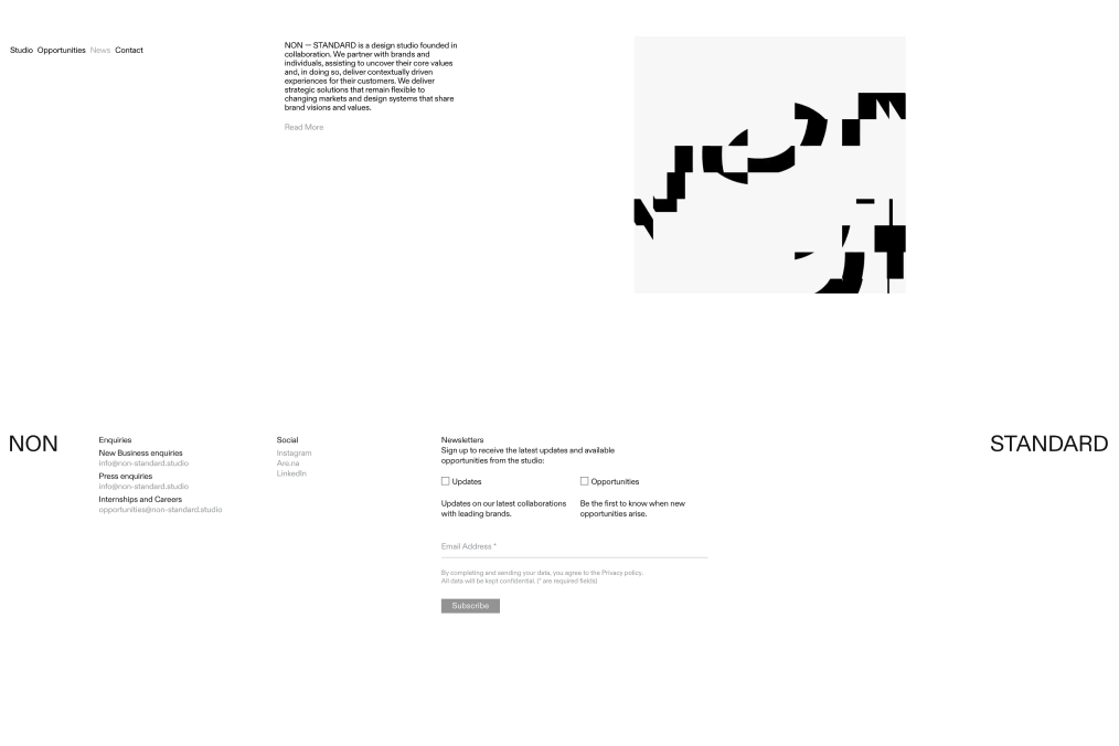 Footer — The only footer gallery on earth.