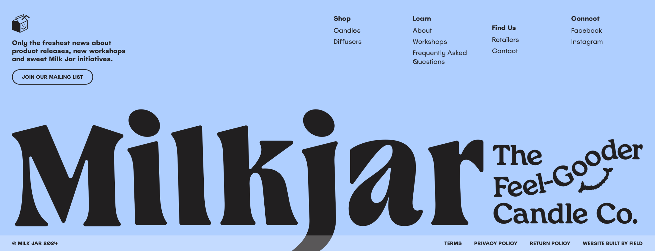 Footer | Milkjar