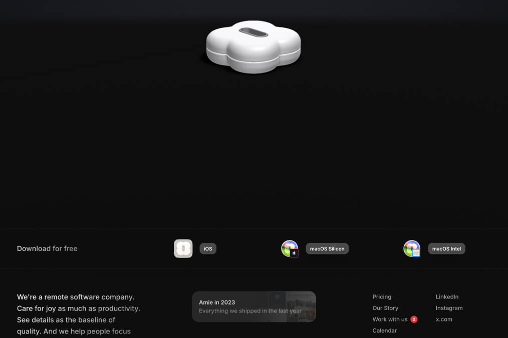 Footer — The only footer gallery on earth.