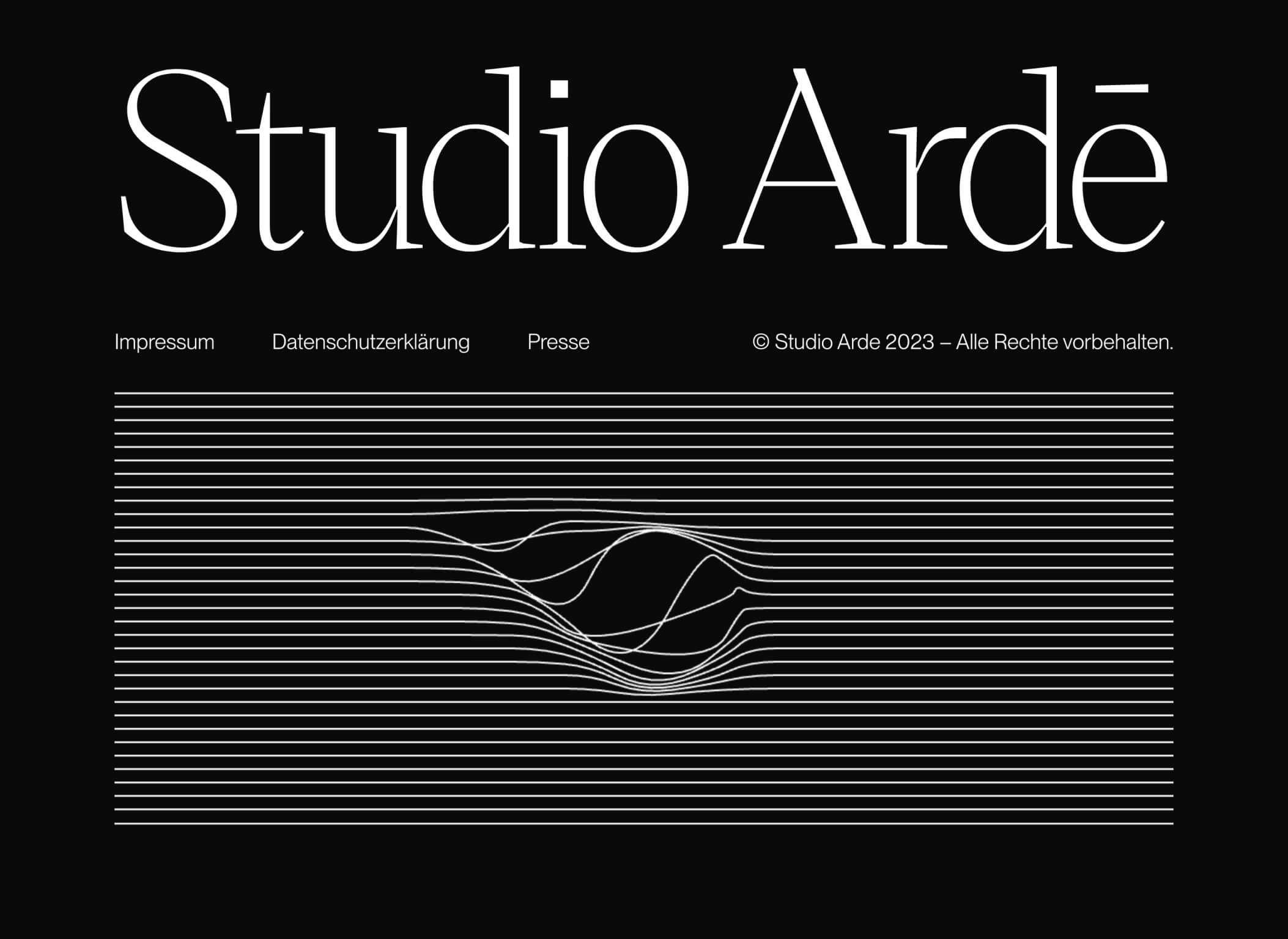 Footer | Studio Arde