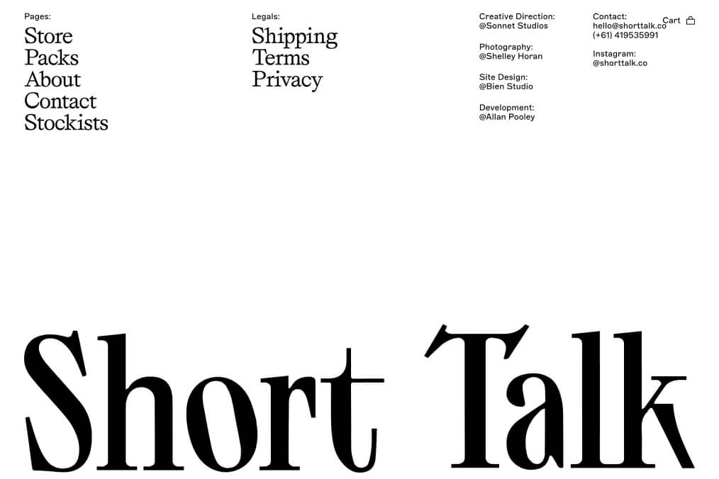 Footer — The only footer gallery on earth.