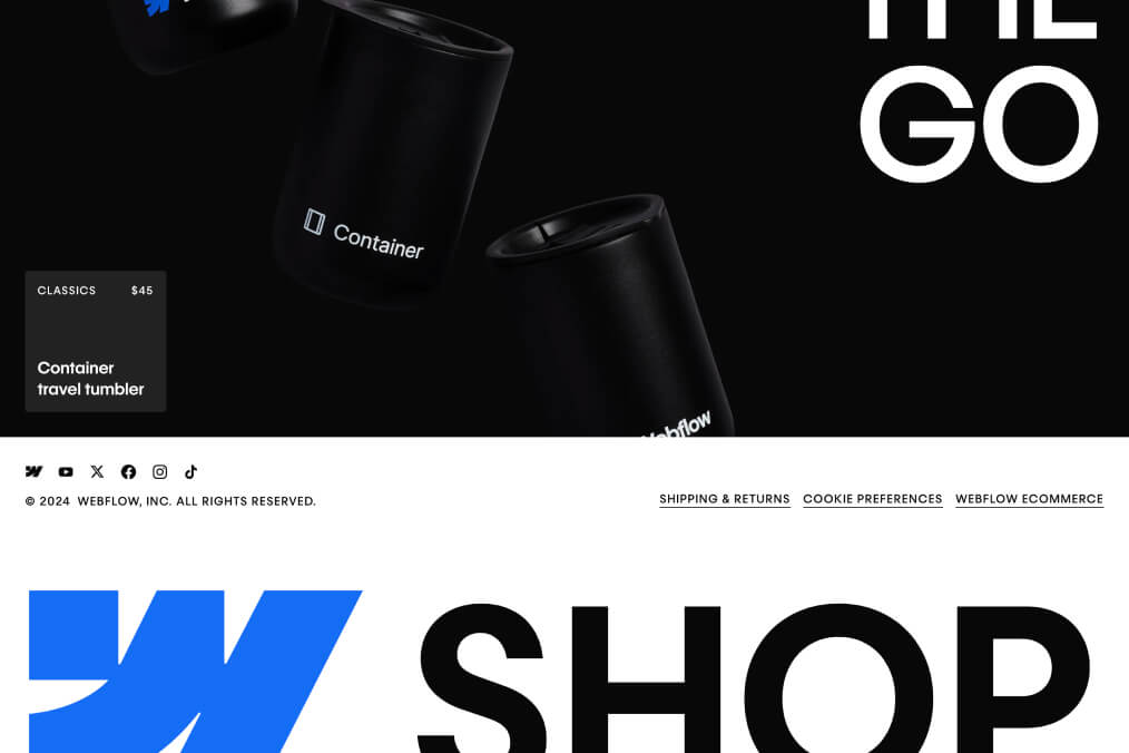 Footer — The only footer gallery on earth.