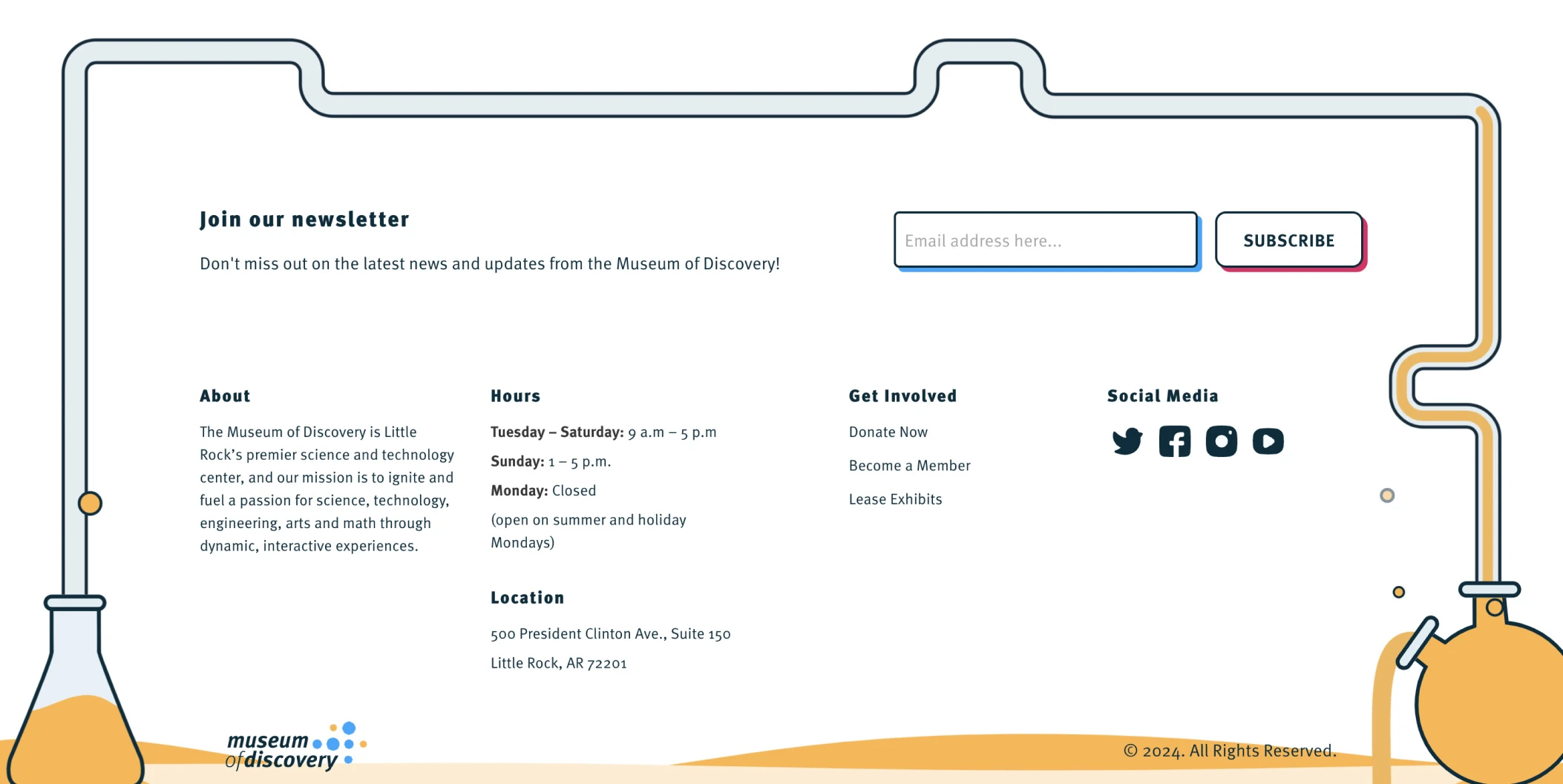 Footer | Museum of Discovery