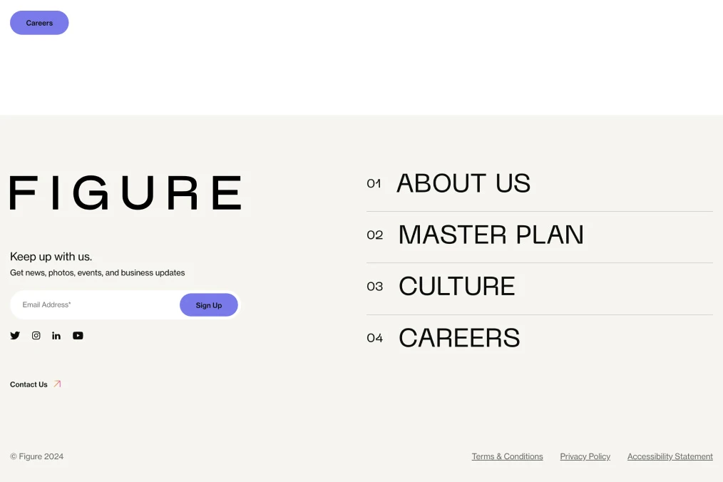 Footer — The only footer gallery on earth.