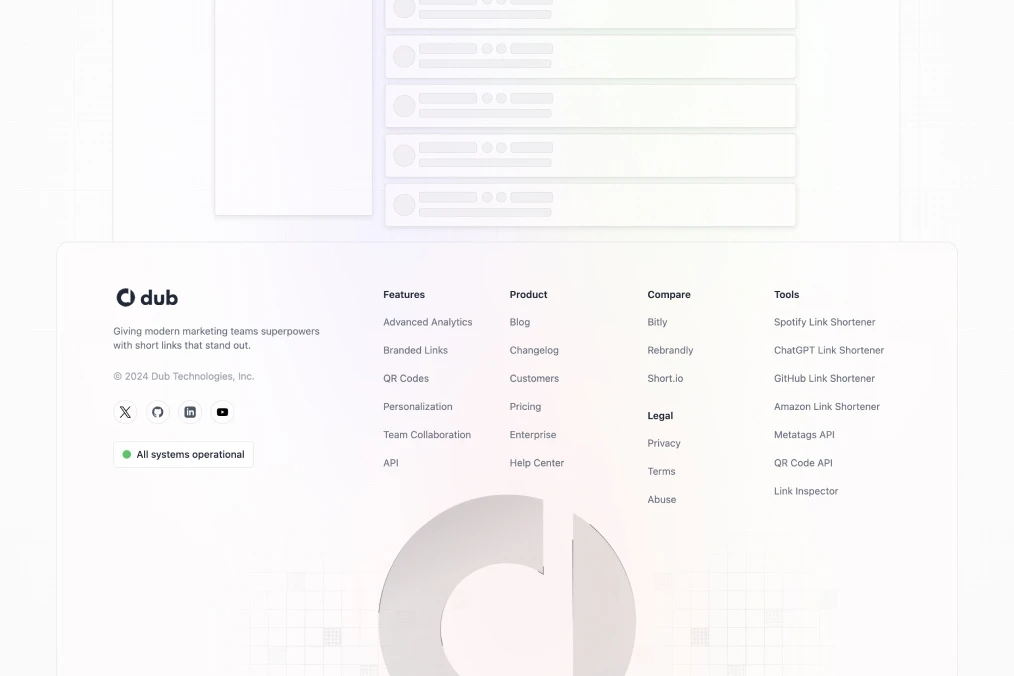 Footer | Small Type Footers — The only footer gallery on earth.