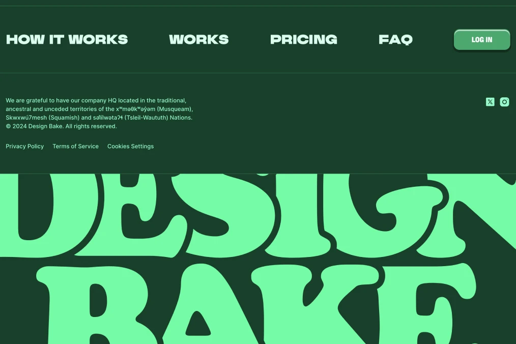 Footer — The only footer gallery on earth.