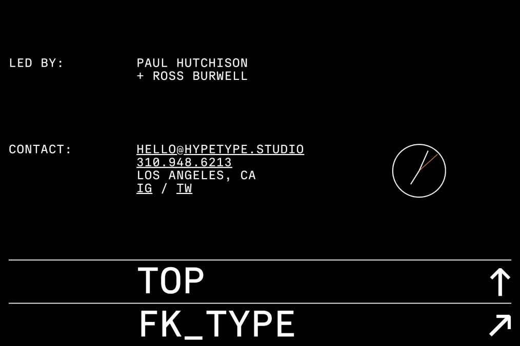 Footer | Small Type Footers — The only footer gallery on earth.