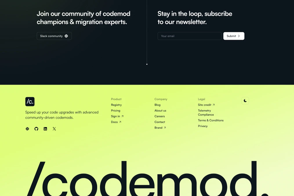 Footer | Flat Footers — The only footer gallery on earth.