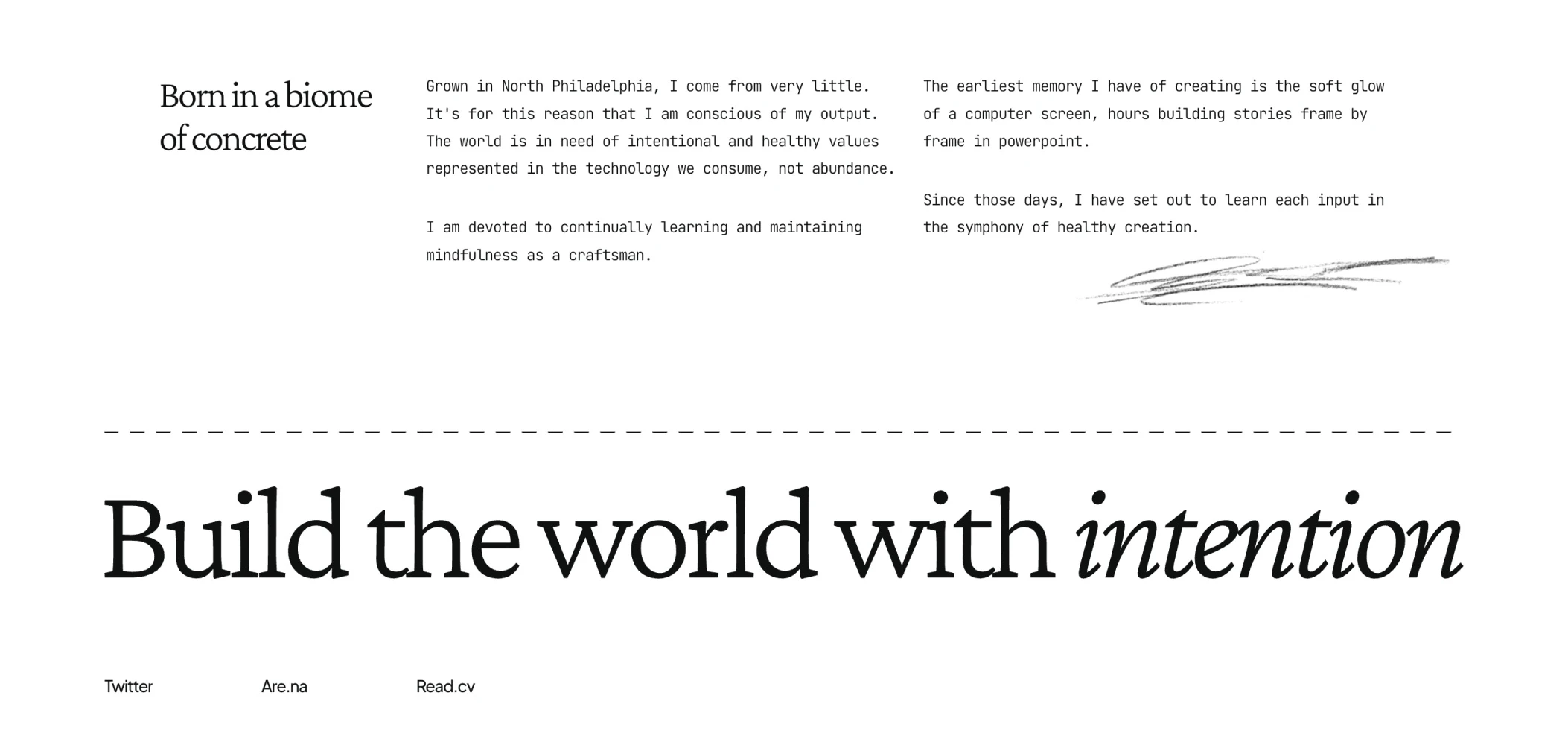 Footer | Bradley Ziffer