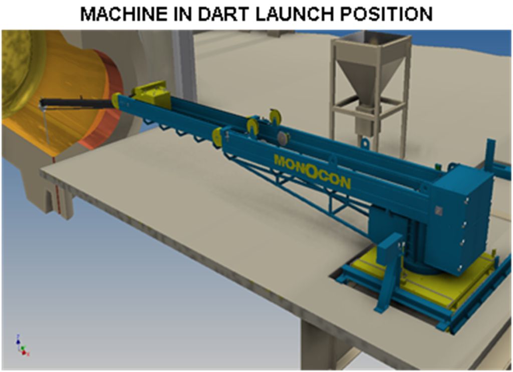 Floor track mount telescope machine for 2 Vessels | Monocon ...