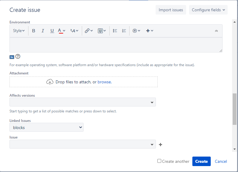 how to create a bug report?