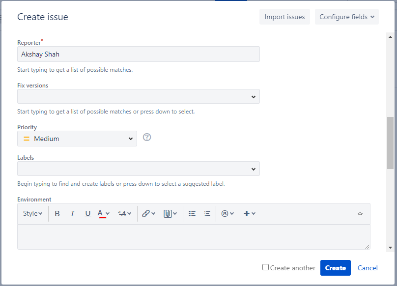 how to create a bug report?
