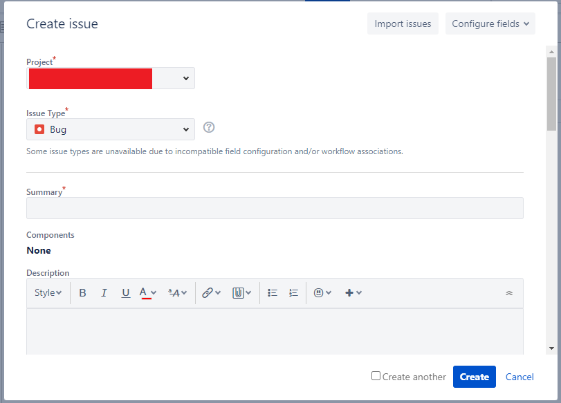 how to create a bug report?