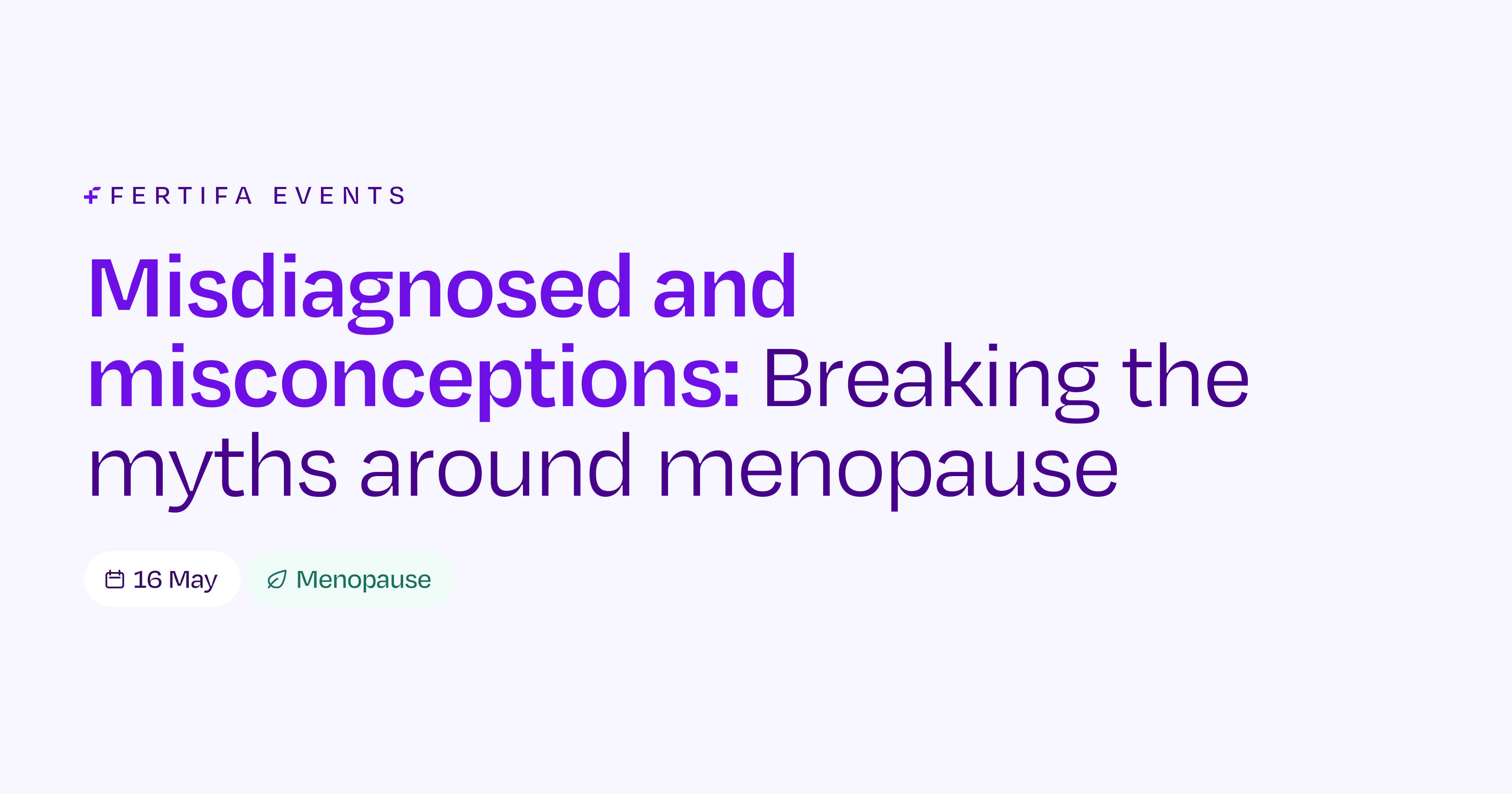 Misdiagnosed And Misconceptions Breaking The Myths Around Menopause