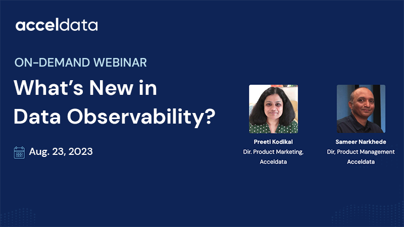 Data Observability Events & Webinars | Acceldata