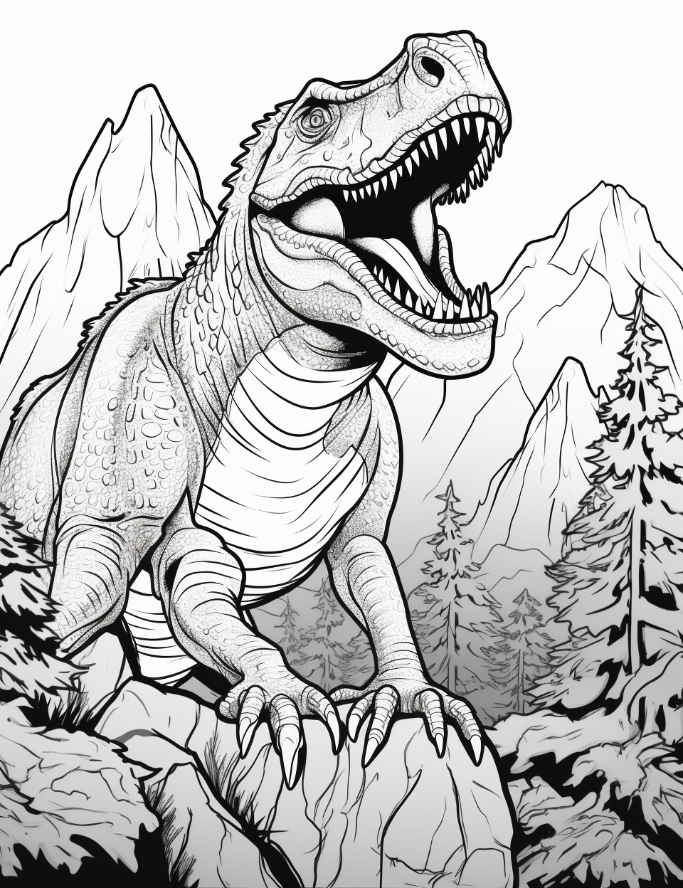 Color Craftables | Coloring Pages | Prehistoric & Cavemen - Dinosaurs