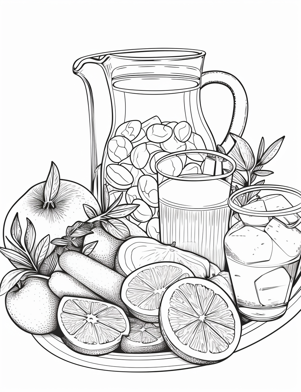 Color Craftables | Coloring Pages | Food & Beverage - Meals