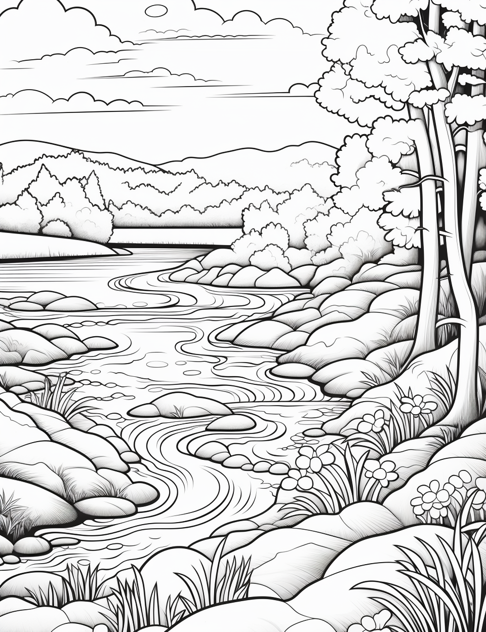 Color Craftables | Coloring Pages | Nature - Water Bodies - Barrier Islands