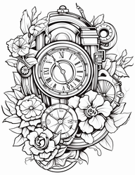 Color Craftables | Coloring Pages | Objects - Everday Items - Watches