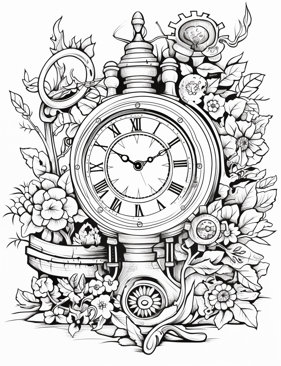 Color Craftables | Coloring Pages | Objects - Everday Items - Watches