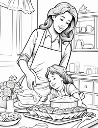 Color Craftables | Coloring Pages | Holiday - Mothers Day - Breakfast ...