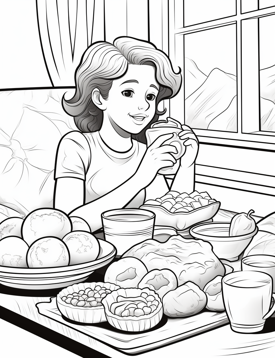 Color Craftables | Coloring Pages | Holiday - Mothers Day - Breakfast ...