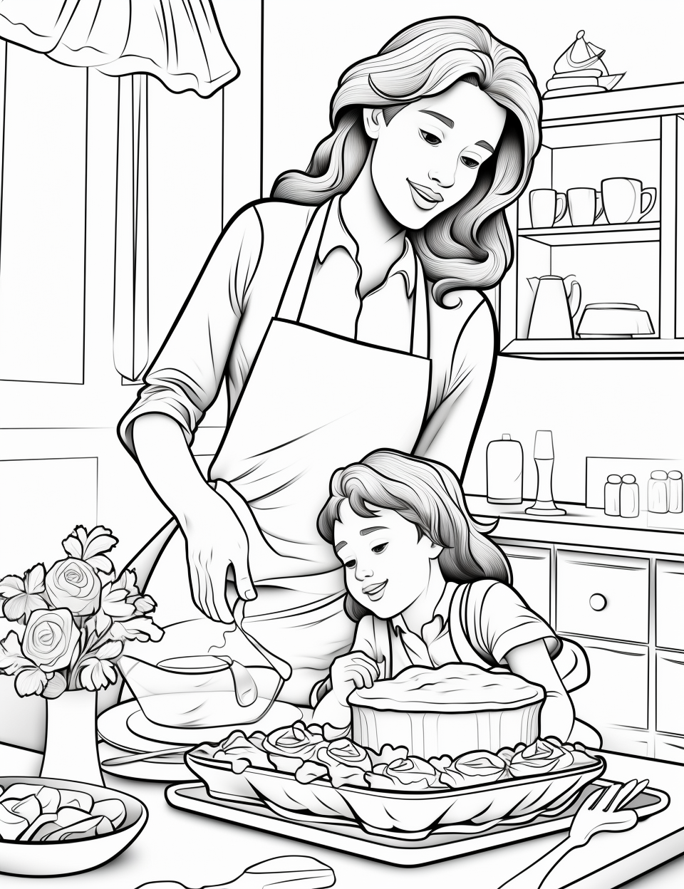 Color Craftables | Coloring Pages | Holiday - Mothers Day - Breakfast ...