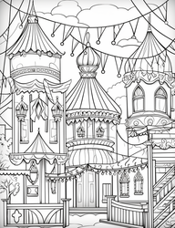 Color Craftables | Coloring Pages | Carnival & Circus - Attractions ...
