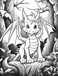 Color Craftables | Coloring Pages | Mythical Creatures - Dragons
