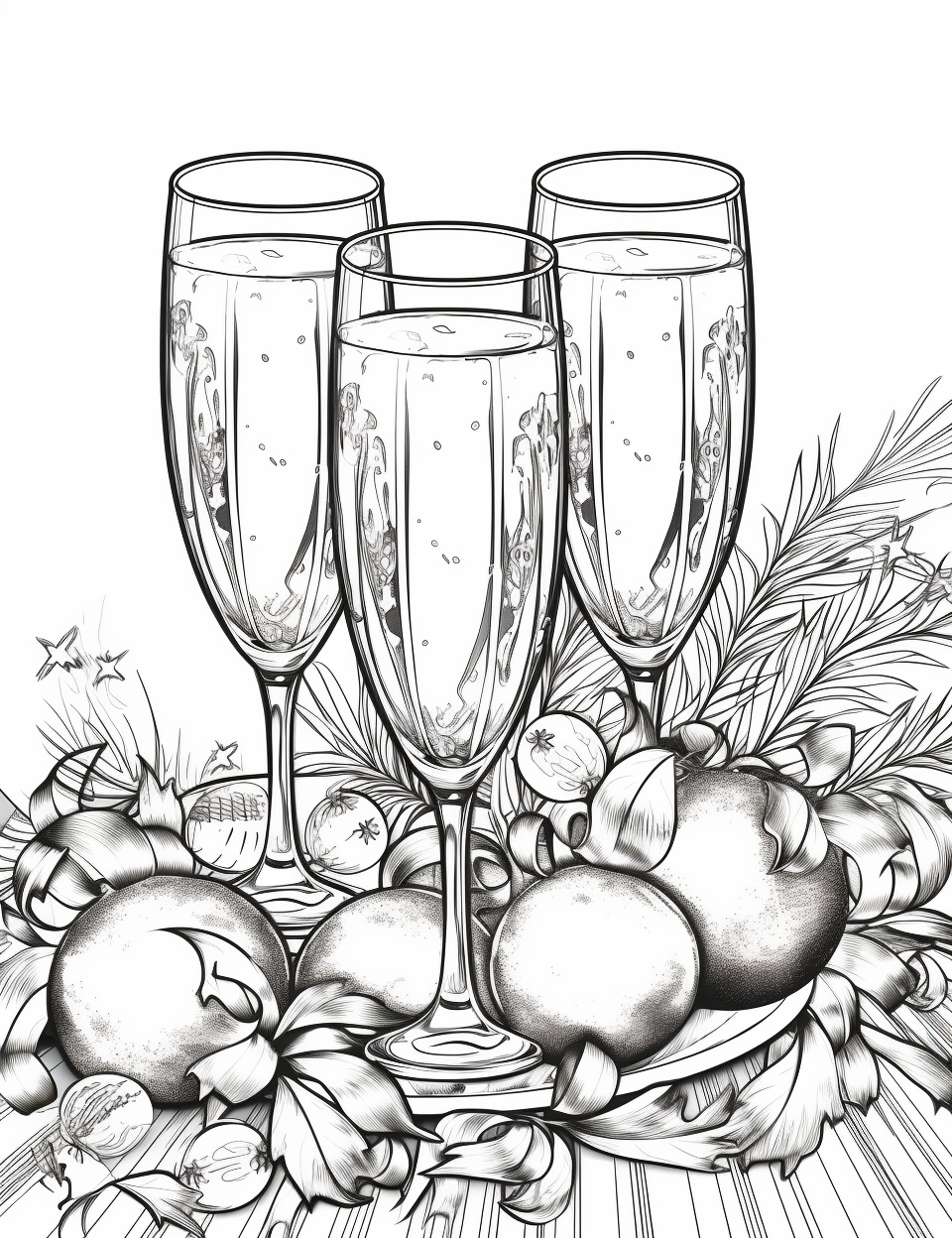 Color Craftables | Coloring Pages | Holiday - New Year's Day