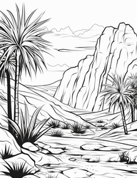 Color Craftables | Coloring Pages | Nature - Deserts