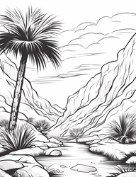 Color Craftables | Coloring Pages | Nature - Deserts