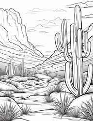 Color Craftables | Coloring Pages | Nature - Deserts