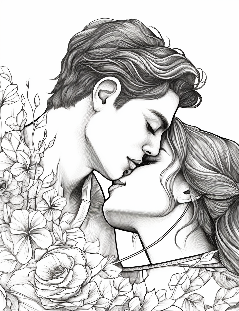 Color Craftables | Coloring Pages | Romantic & Love - Passionate