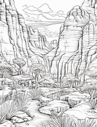 Color Craftables | Coloring Pages | Nature - Deserts