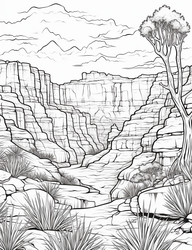 Color Craftables | Coloring Pages | Nature - Deserts