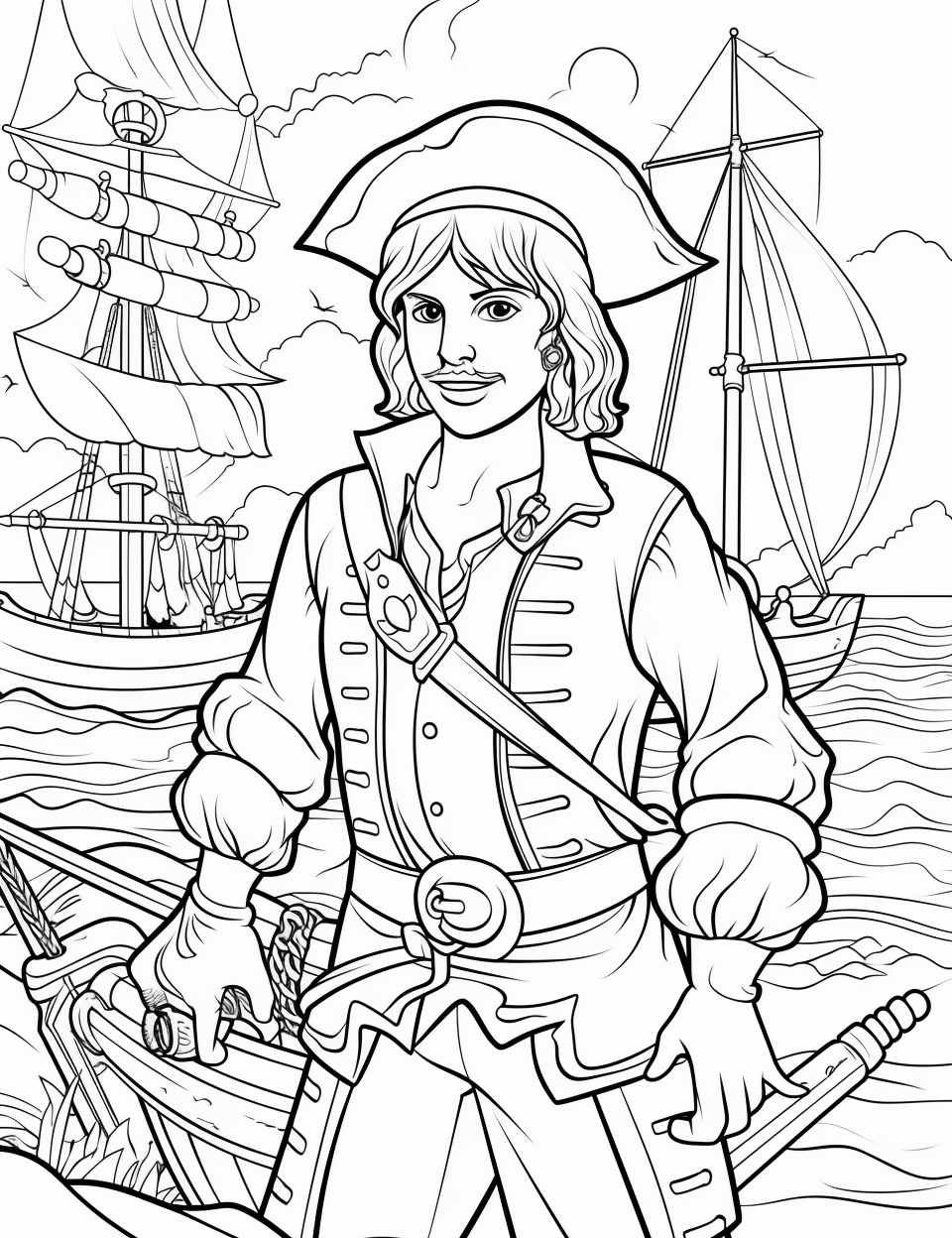 Color Craftables | Coloring Pages | Pirates & Treasure - Pirate Life ...