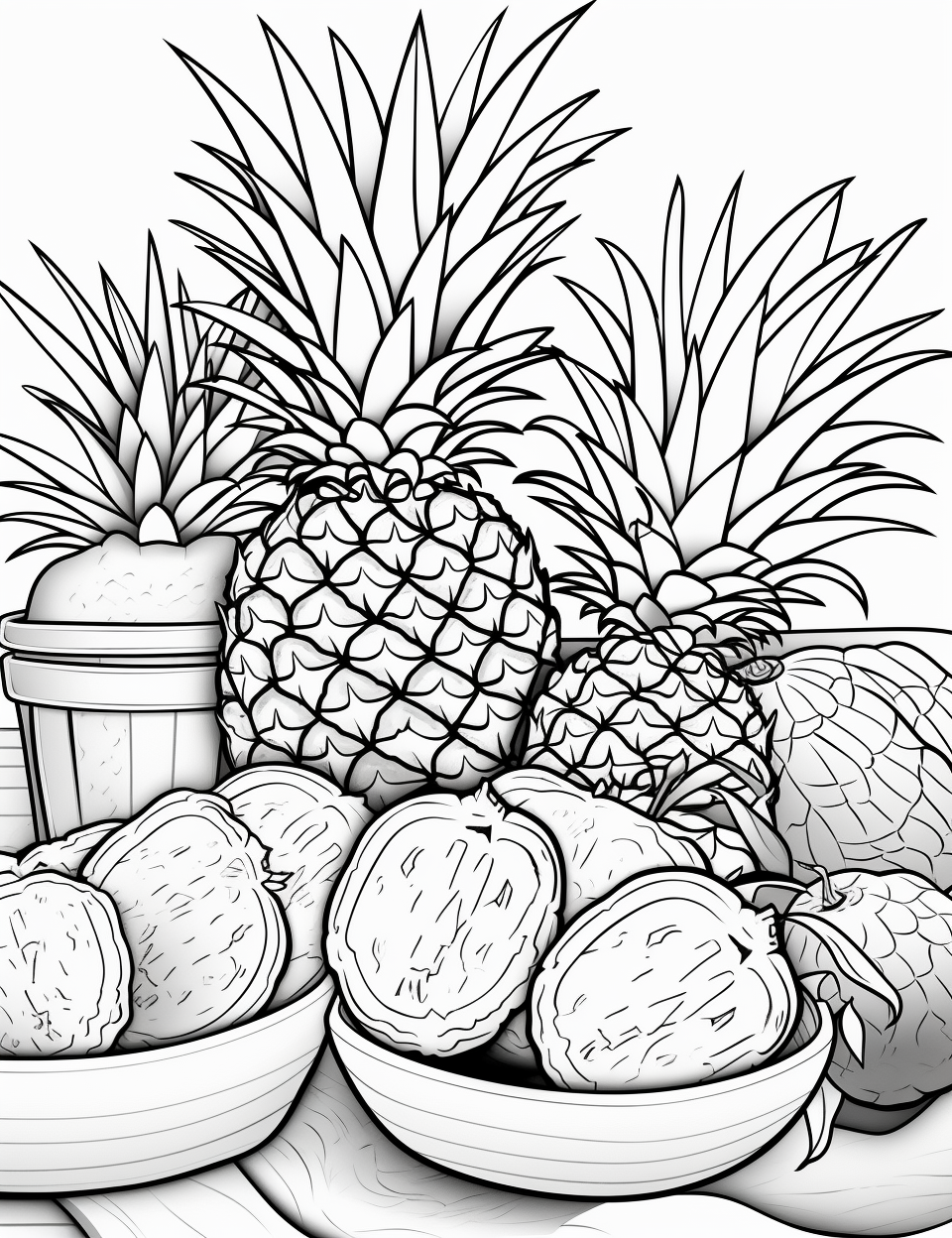 Color Craftables | Coloring Pages | Food & Beverage - Fruits
