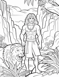 Color Craftables | Coloring Pages | Prehistoric & Cavemen - Lanscapes