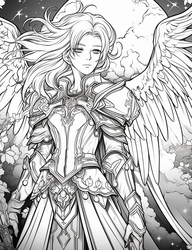 Color Craftables | Coloring Pages | Anime & Manga - Fantasy - Dark Magic