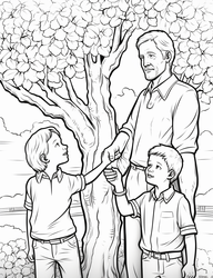 Color Craftables | Coloring Pages | People - Elders - Telling Stories