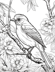 Color Craftables | Coloring Pages | Animal - Birds - Robins