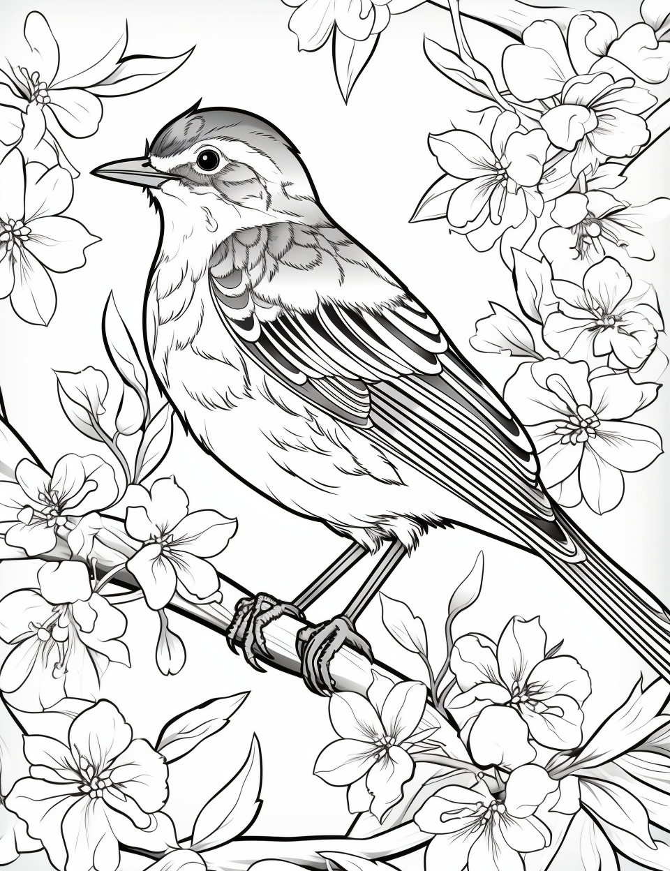 Color Craftables | Coloring Pages | Animal - Birds - Robins
